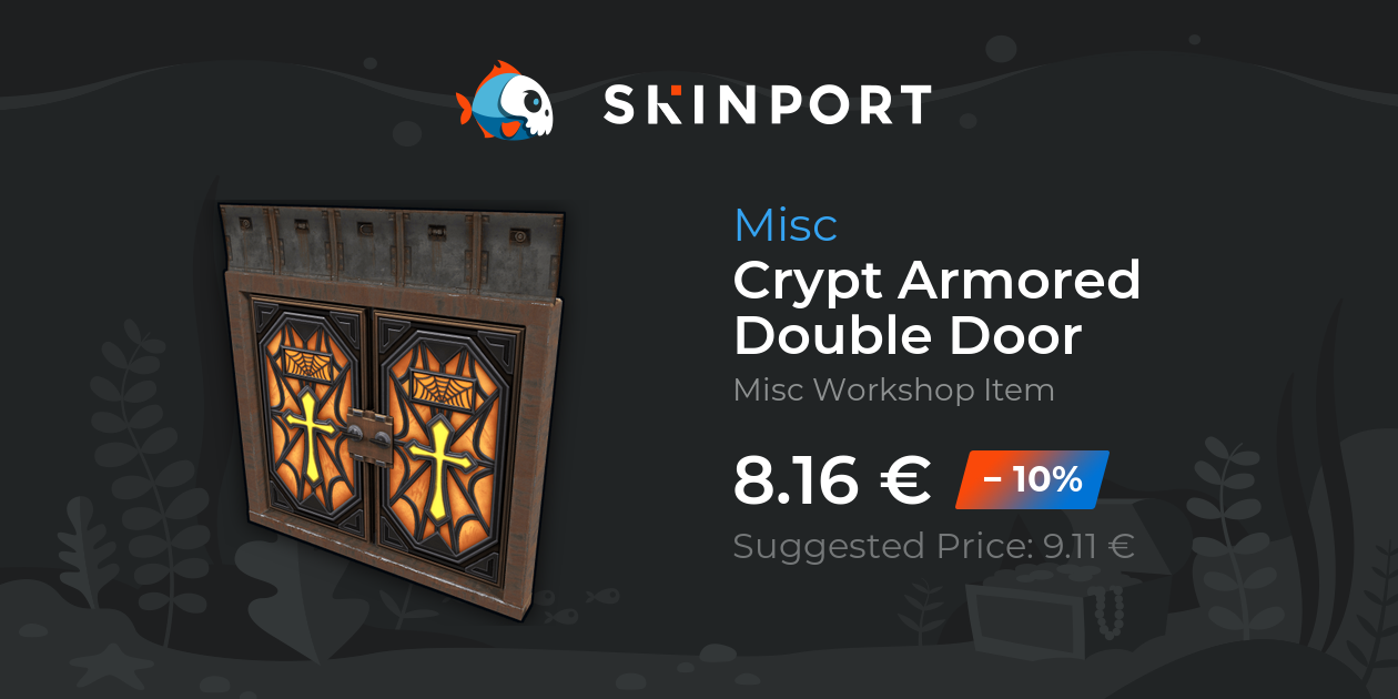 Crypt Armored Double Door - Rust - Skinport