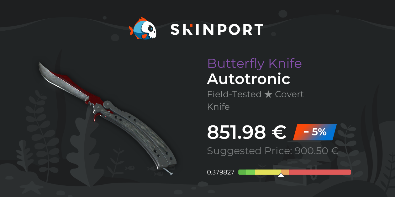 Butterfly Knife | Autotronic (Field-Tested) - Counter-Strike 2 - Skinport