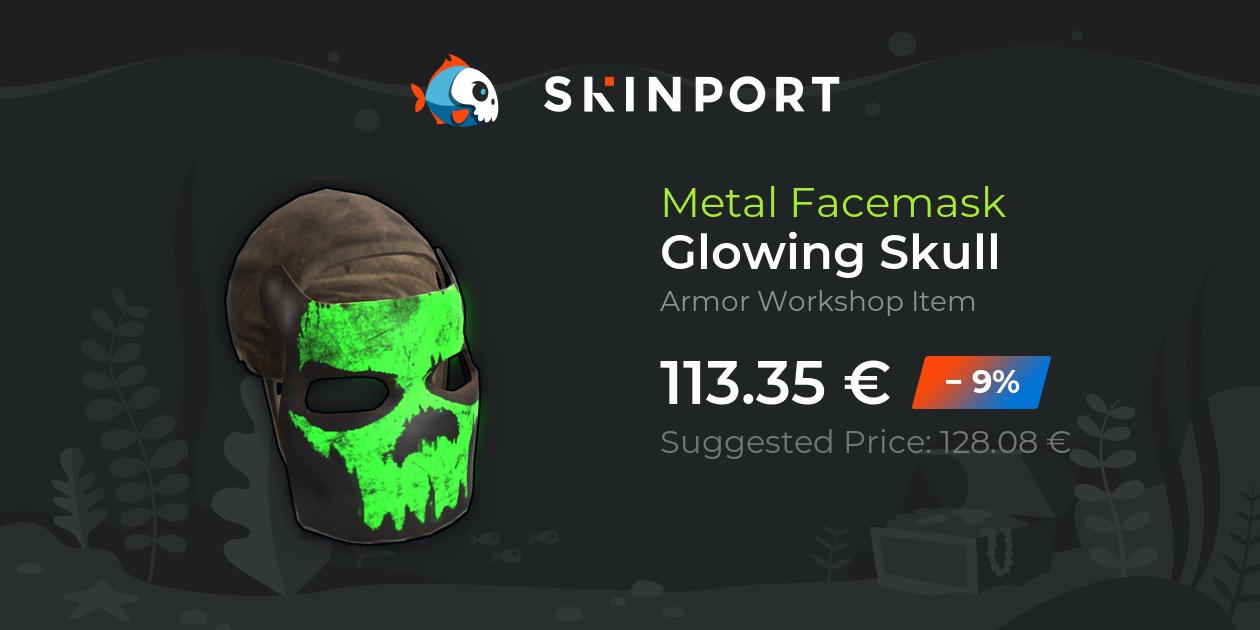 Glowing Skull - Rust - Skinport