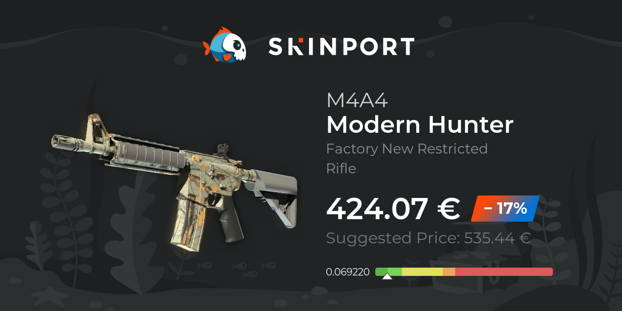 M4A4 | Modern Hunter (Factory New) - Counter-Strike 2 - Skinport