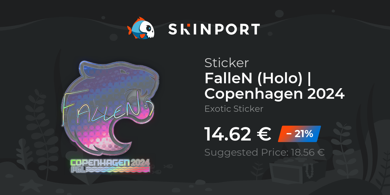 Sticker | FalleN (Holo) | Copenhagen 2024 - Counter-Strike 2 - Skinport