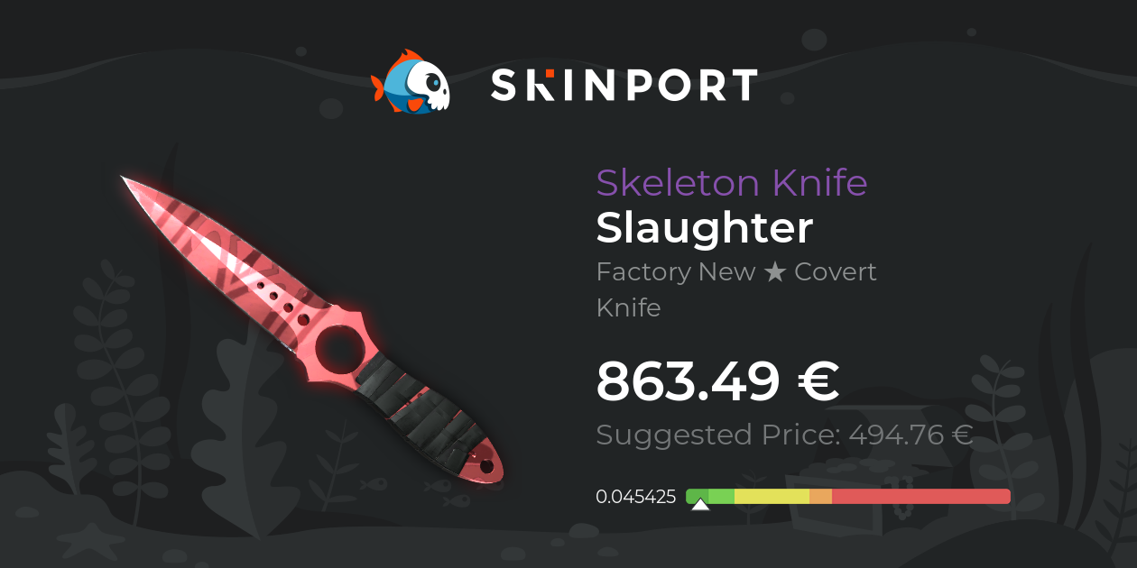Skeleton Knife | Slaughter (Factory New) - Counter-Strike 2 - Skinport