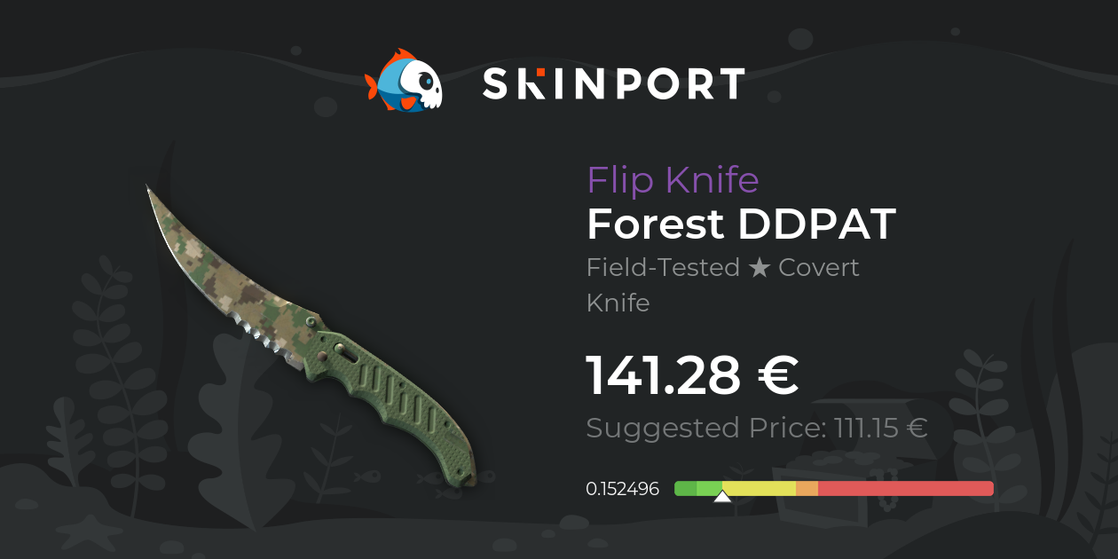 Flip Knife | Forest DDPAT (Field-Tested) - Counter-Strike 2 - Skinport