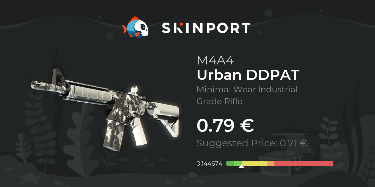 M4A4 | Urban DDPAT (Minimal Wear) - Counter-Strike 2 - Skinport