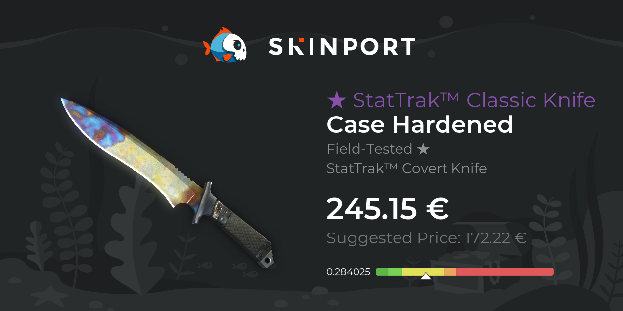 StatTrak™ Klasik Bıçak | Sertleştirilmiş Kasa (Görevde Kullanılmış ...