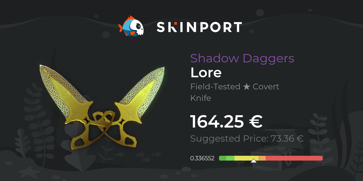 Shadow Daggers | Lore (Field-Tested) - CS2 - Skinport