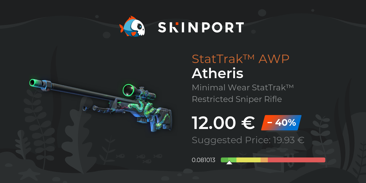 StatTrak™ AWP | Atheris (Minimal Wear) - Counter-Strike 2 - Skinport