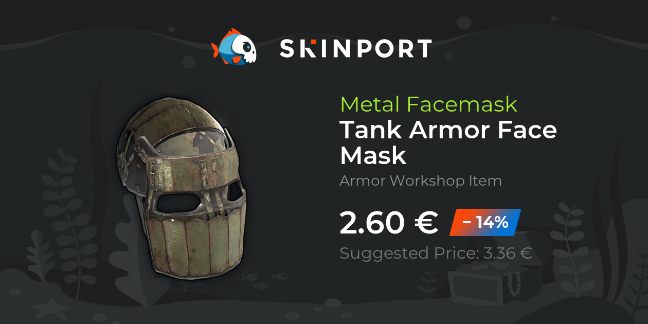 Tank Armor Face Mask - Rust - Skinport