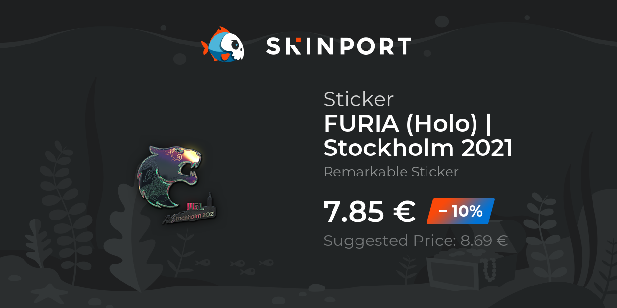 Sticker | FURIA (Holo) | Stockholm 2021 - Counter-Strike 2 - Skinport