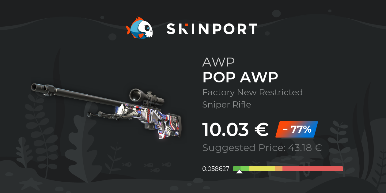 AWP | POP AWP (Factory New) - Counter-Strike 2 - Skinport