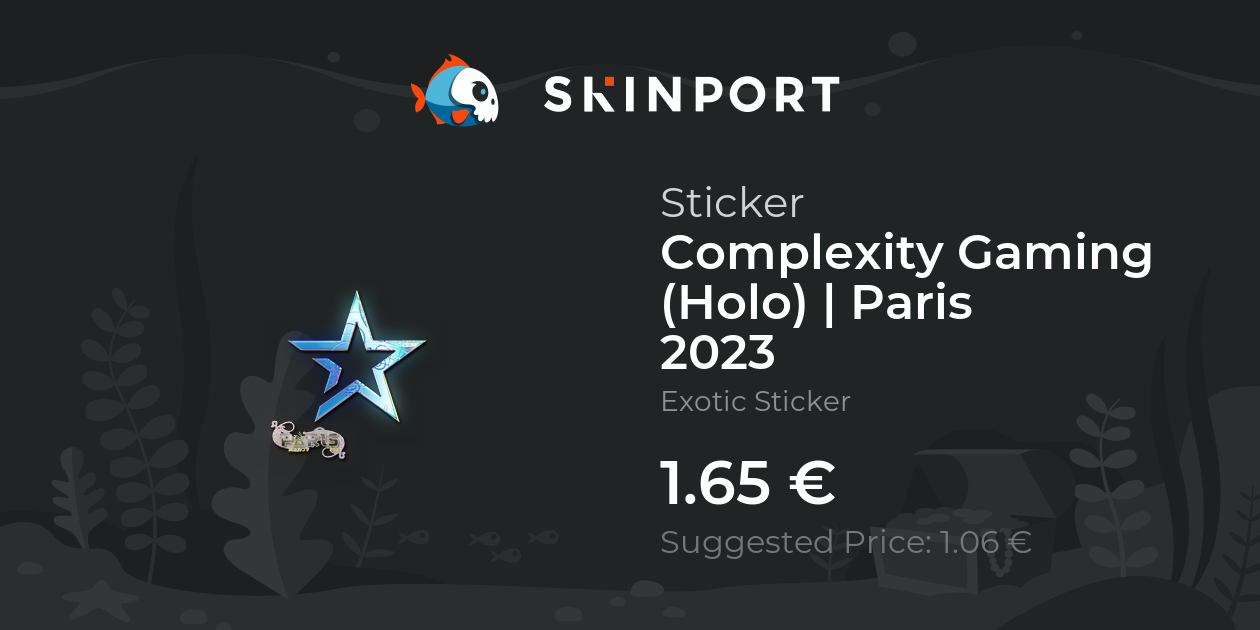 Sticker | Complexity Gaming (Holo) | Paris 2023 - Counter-Strike 2 ...