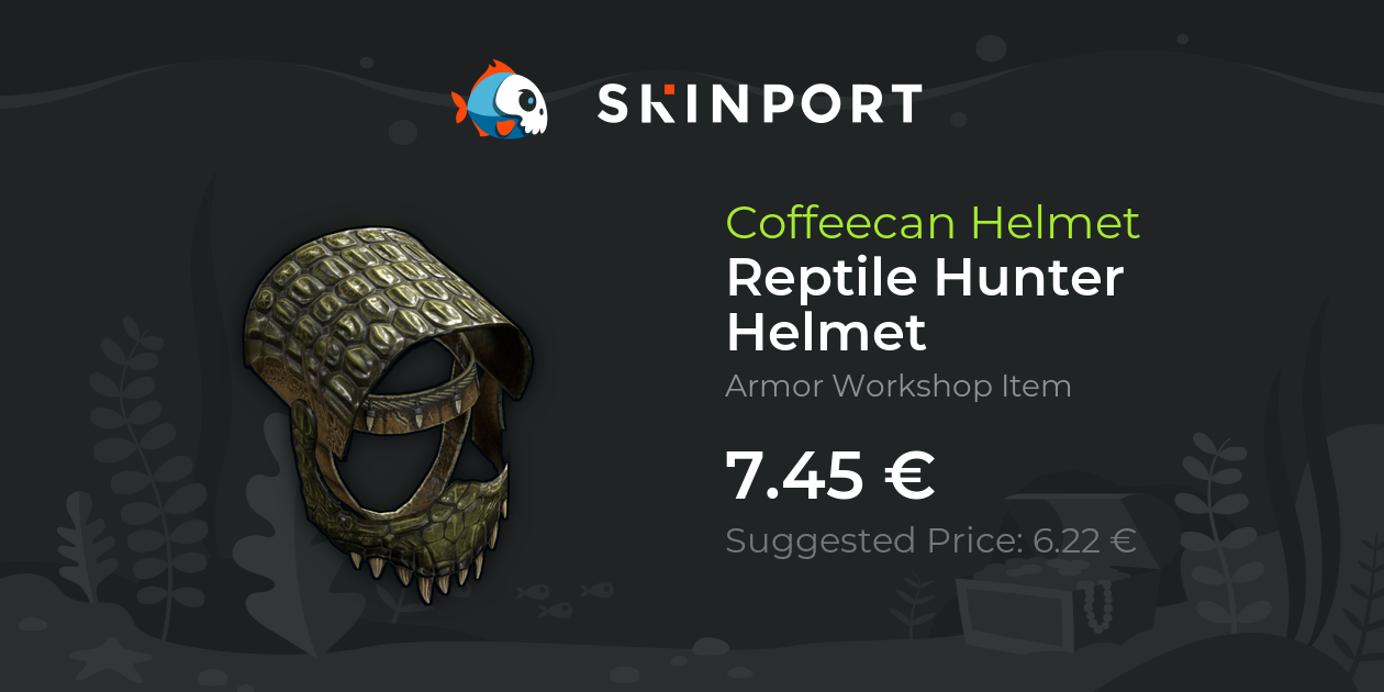 Reptile Hunter Helmet - Rust - Skinport