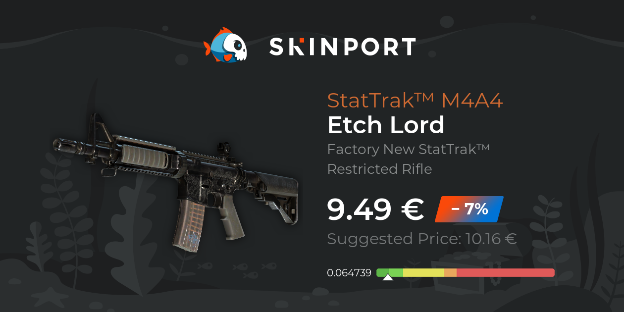 StatTrak™ M4A4 | Etch Lord (Factory New) - Counter-Strike 2 - Skinport