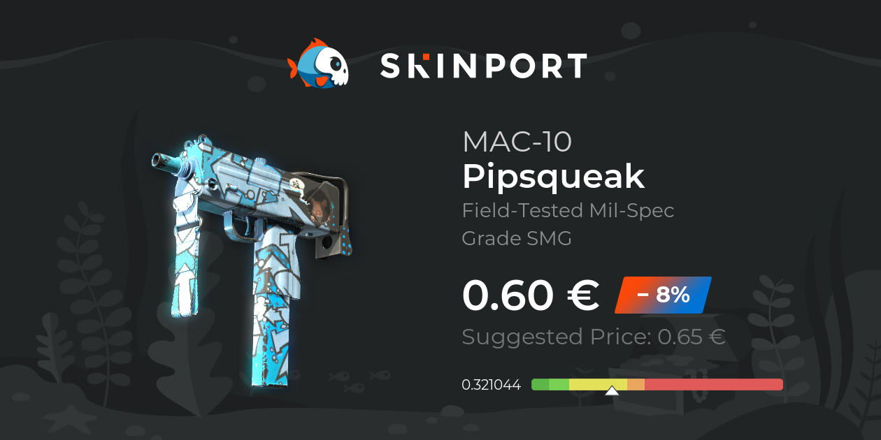 MAC-10 | Pipsqueak (Field-Tested) - Counter-Strike 2 - Skinport