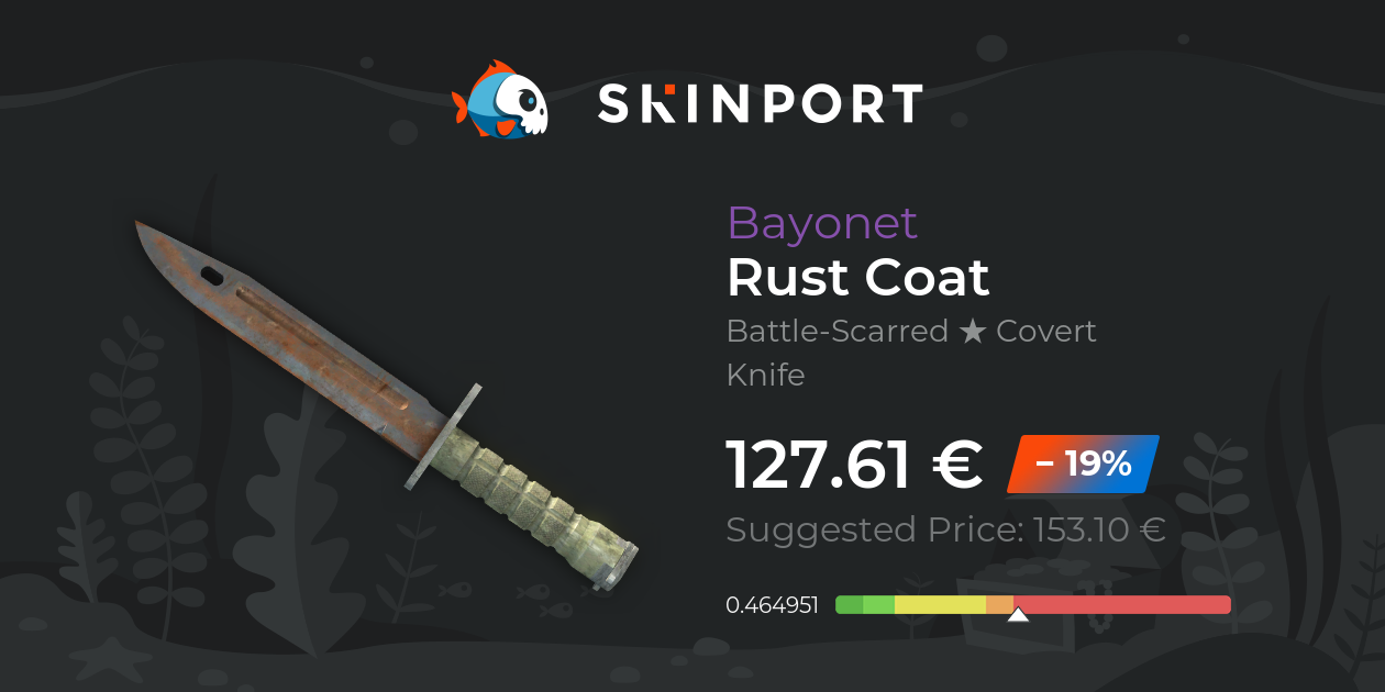 Bayonet | Rust Coat (Battle-Scarred) - Counter-Strike 2 - Skinport