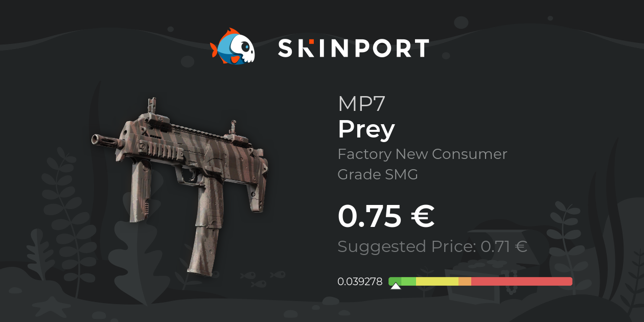 MP7 | Prey (Factory New) - Counter-Strike 2 - Skinport