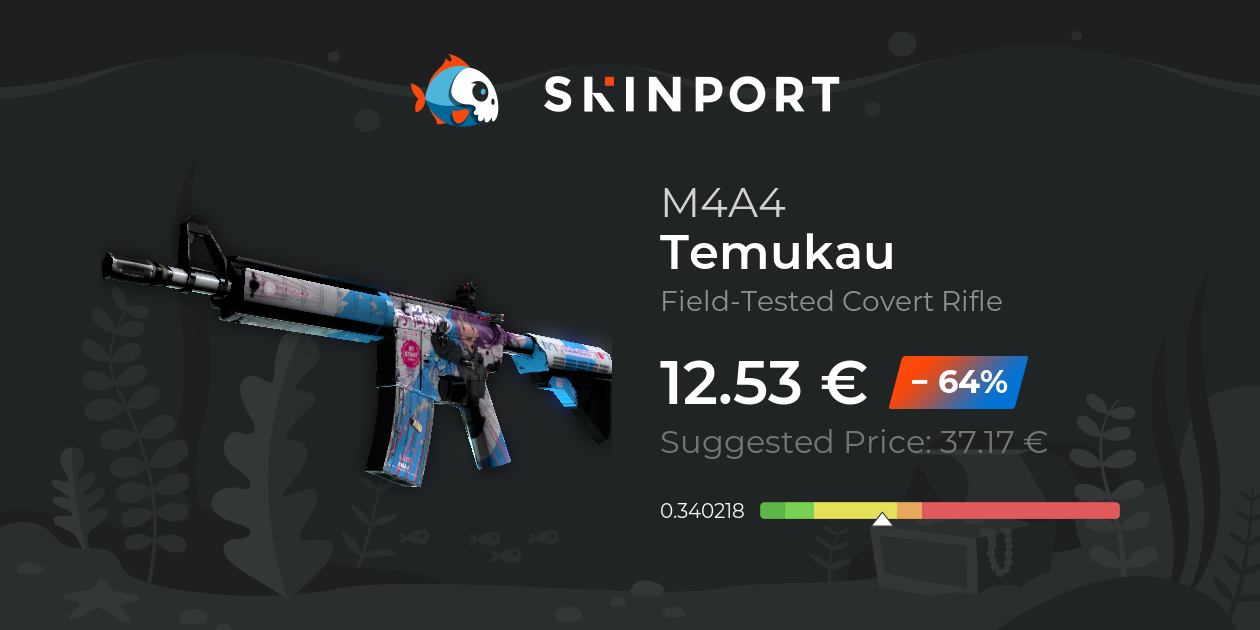 M4A4 | Temukau (Field-Tested) - Counter-Strike 2 - Skinport