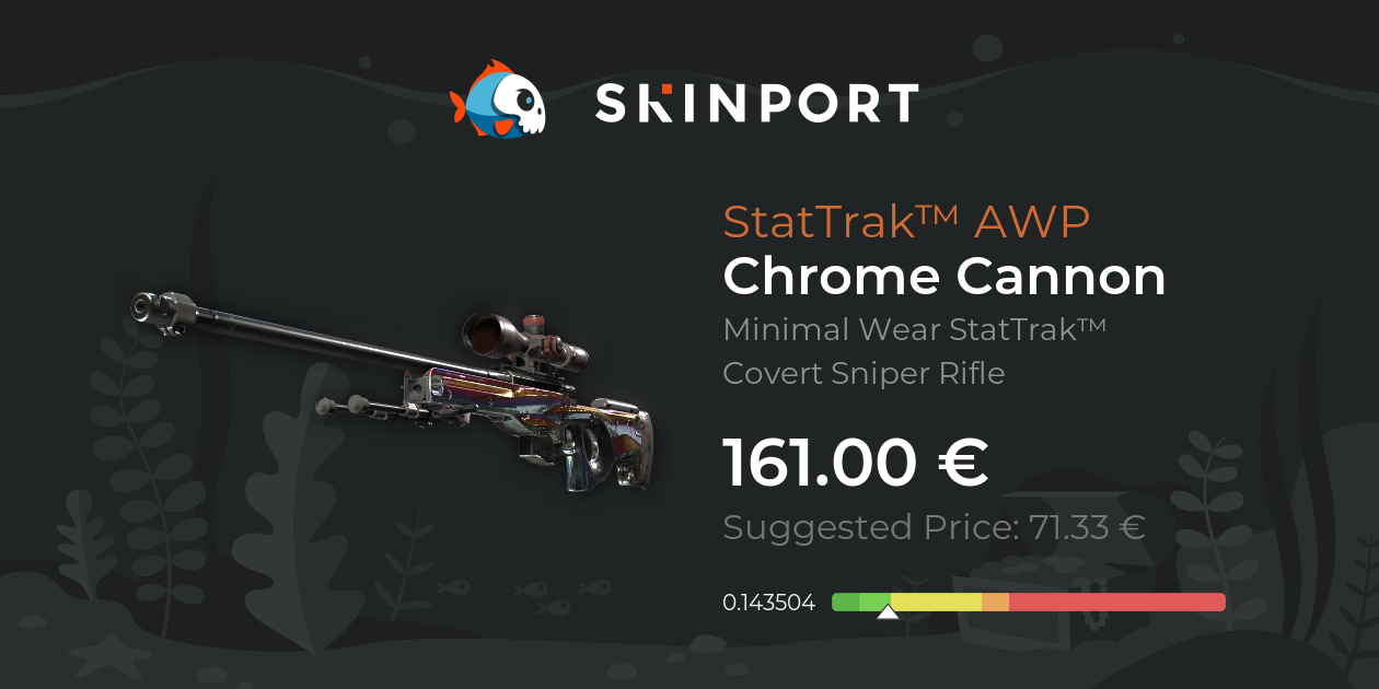 StatTrak™ AWP | Chrome Cannon (Minimal Wear) - Counter-Strike 2 - Skinport