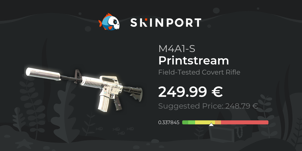 M4A1-S | Printstream (Field-Tested) - Counter-Strike 2 - Skinport