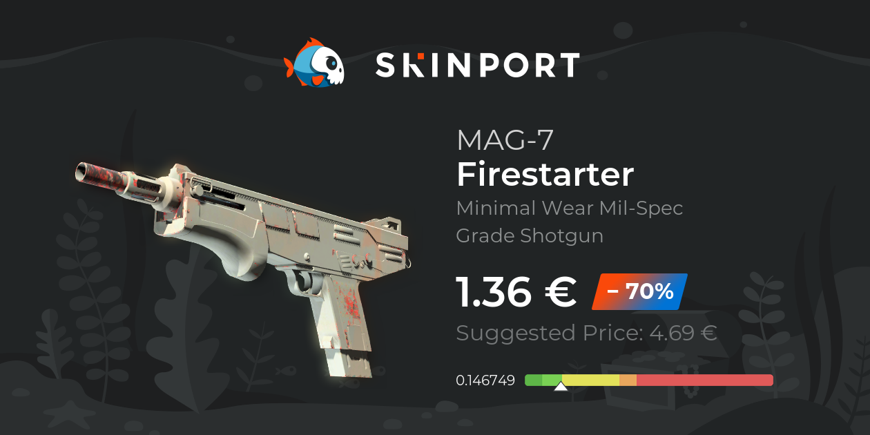 MAG-7 | Firestarter (Minimal Wear) - Counter-Strike 2 - Skinport