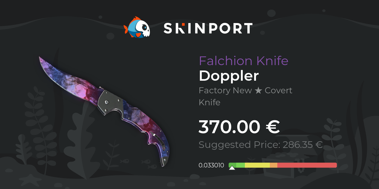 Falchion Knife | Doppler (Factory New) - Counter-Strike 2 - Skinport