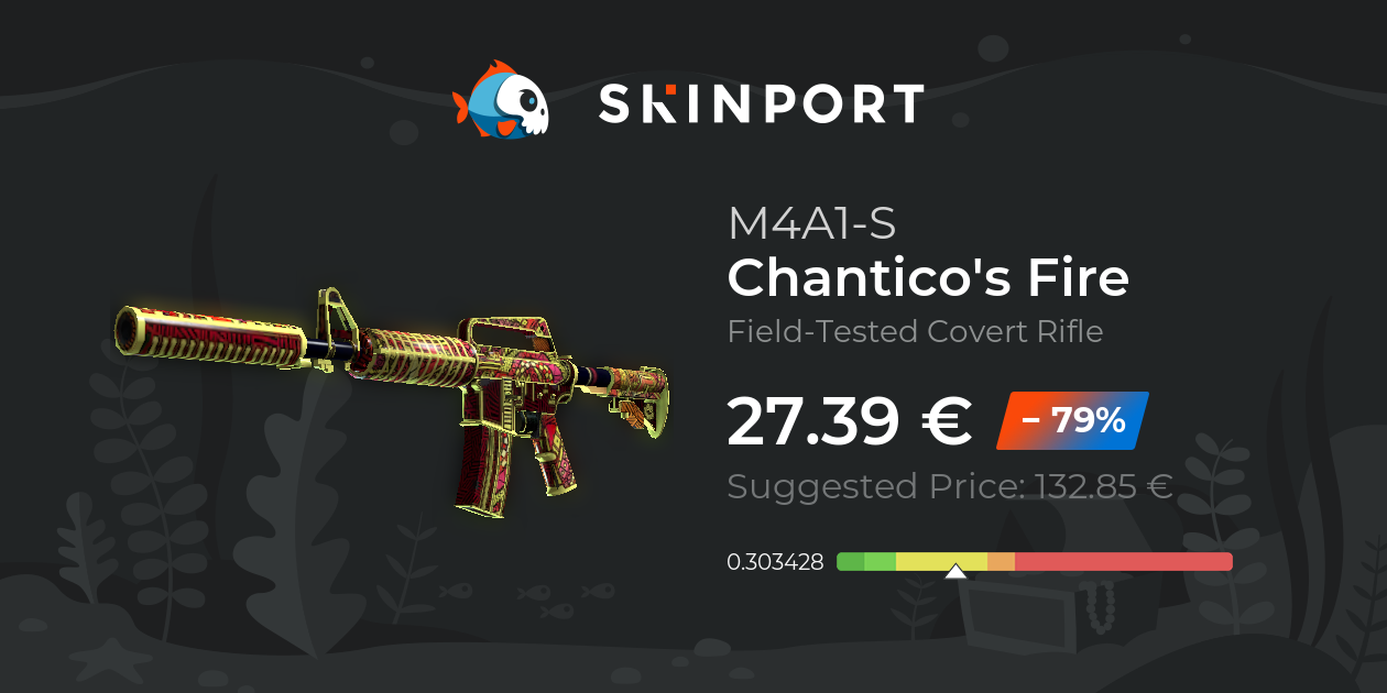 M4A1-S | Chantico's Fire (Field-Tested) - Counter-Strike 2 - Skinport