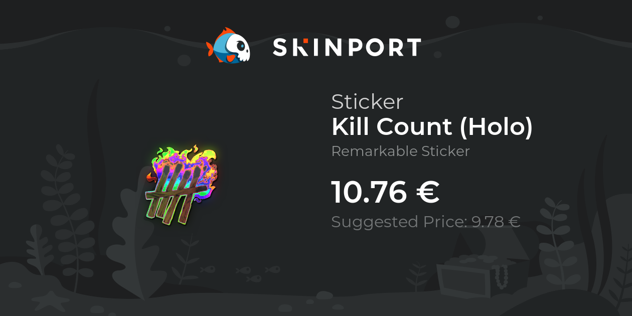 Sticker | Kill Count (Holo) - Counter-Strike 2 - Skinport