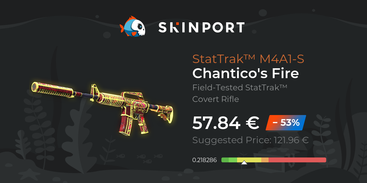 StatTrak™ M4A1-S | Chantico's Fire (Field-Tested) - Counter-Strike 2 ...