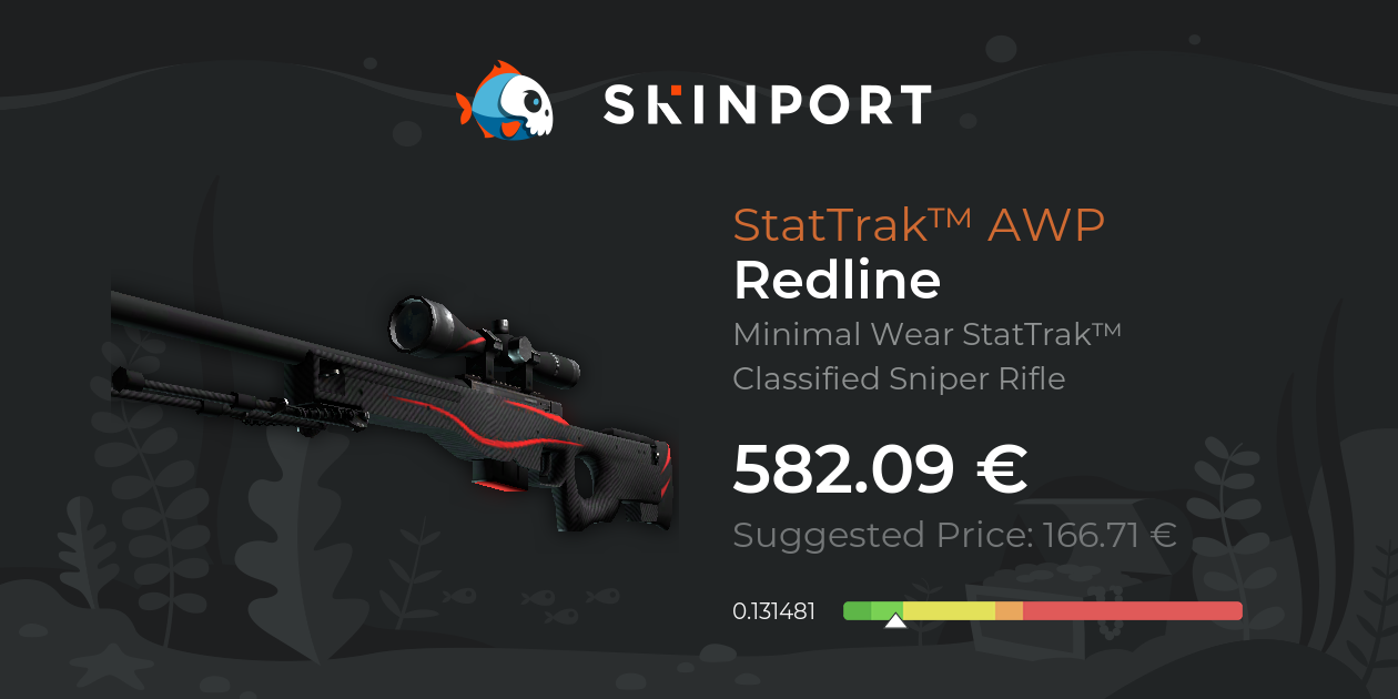 StatTrak™ AWP | Redline (Minimal Wear) - Counter-Strike 2 - Skinport