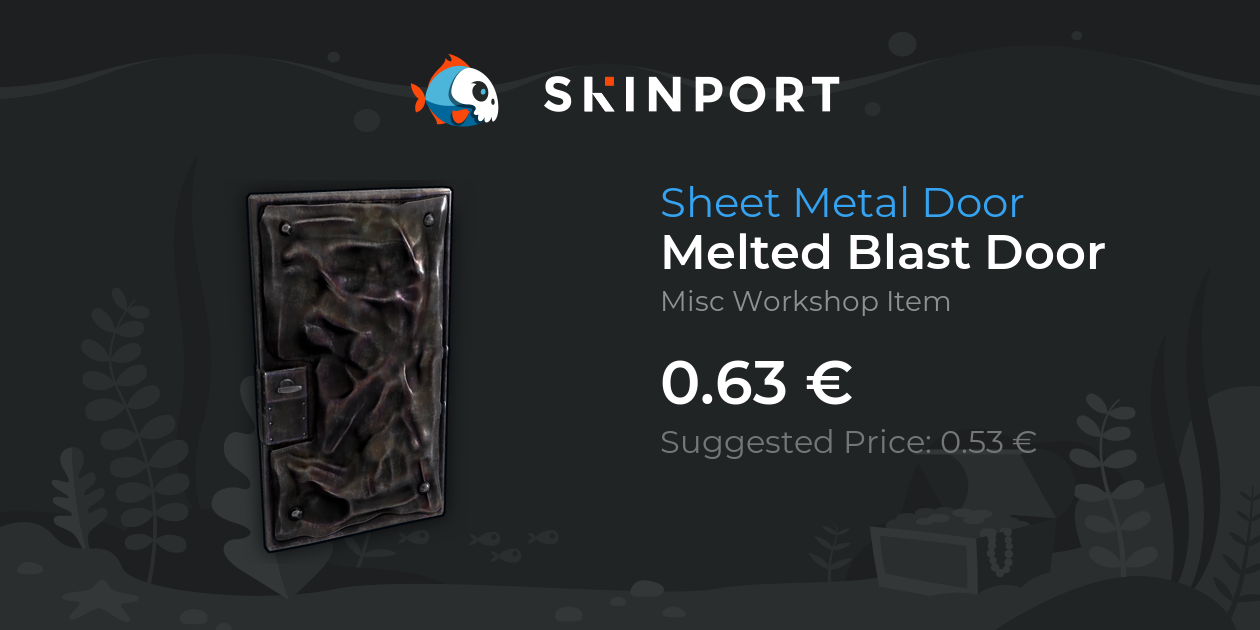 Melted Blast Door - Rust - Skinport