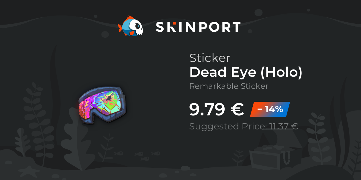 Sticker | Dead Eye (Holo) - Counter-Strike 2 - Skinport