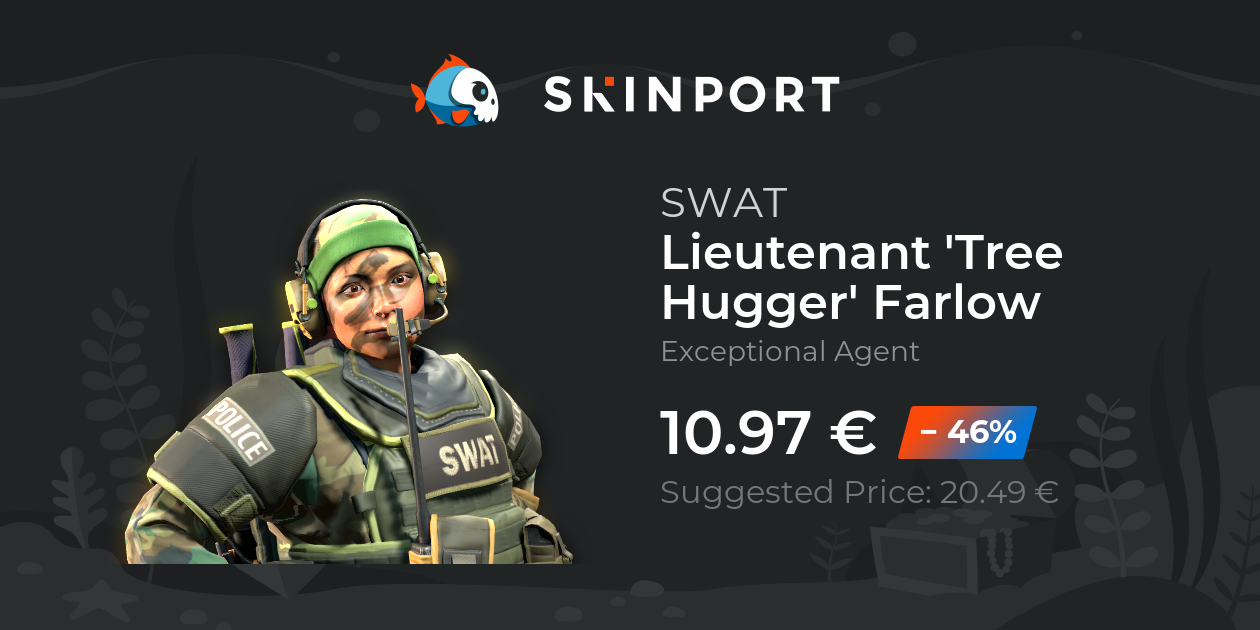 Lieutenant 'Tree Hugger' Farlow | SWAT - Counter-Strike 2 - Skinport