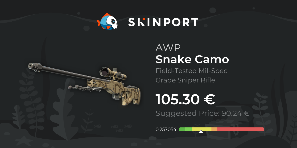 AWP | Snake Camo (Field-Tested) - Counter-Strike 2 - Skinport
