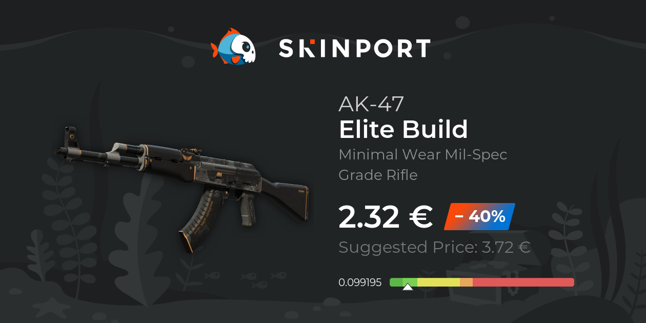AK-47 | Elite Build (Minimal Wear) - Counter-Strike 2 - Skinport
