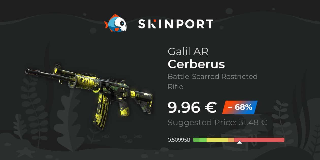 Galil AR | Cerberus (Battle-Scarred) - Counter-Strike 2 - Skinport