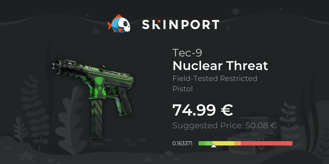 Tec-9 | Nuclear Threat (Field-Tested) - Counter-Strike 2 - Skinport