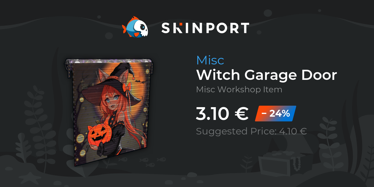 Witch Garage Door - Rust - Skinport