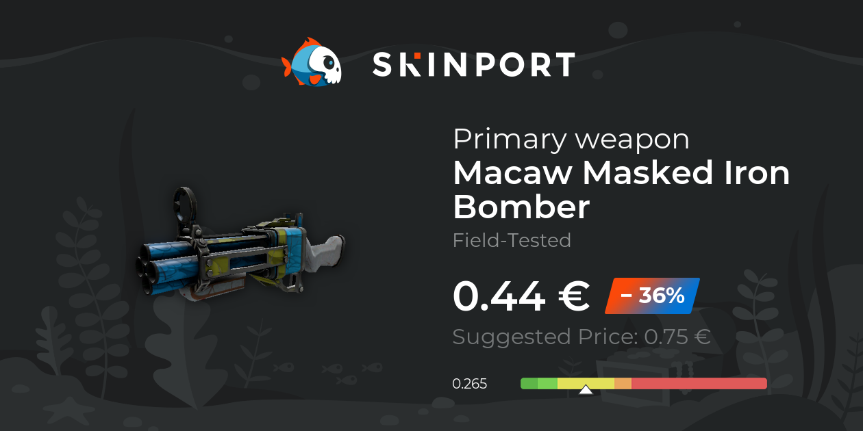 Macaw Masked Iron Bomber (Field-Tested) - Team Fortress 2 - Skinport