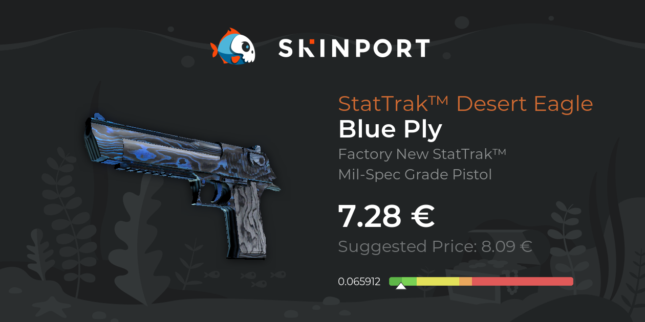 StatTrak™ Desert Eagle | Blue Ply (Factory New) - CS2 - Skinport