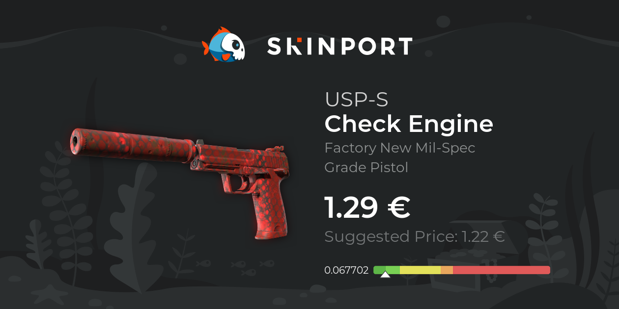 USP-S | Check Engine (Factory New) - Counter-Strike 2 - Skinport