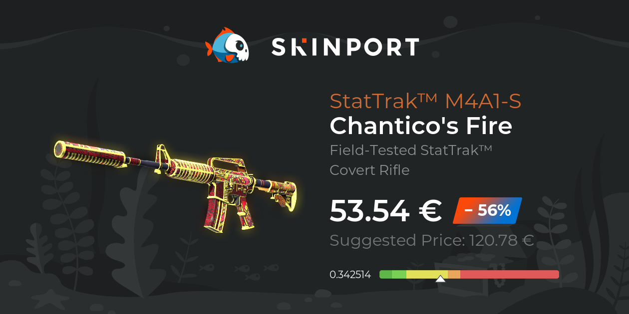 StatTrak™ M4A1-S | Chantico's Fire (Field-Tested) - Counter-Strike 2 ...
