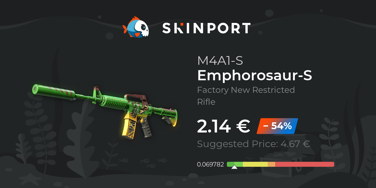 M4A1-S | Emphorosaur-S (Factory New) - Counter-Strike 2 - Skinport