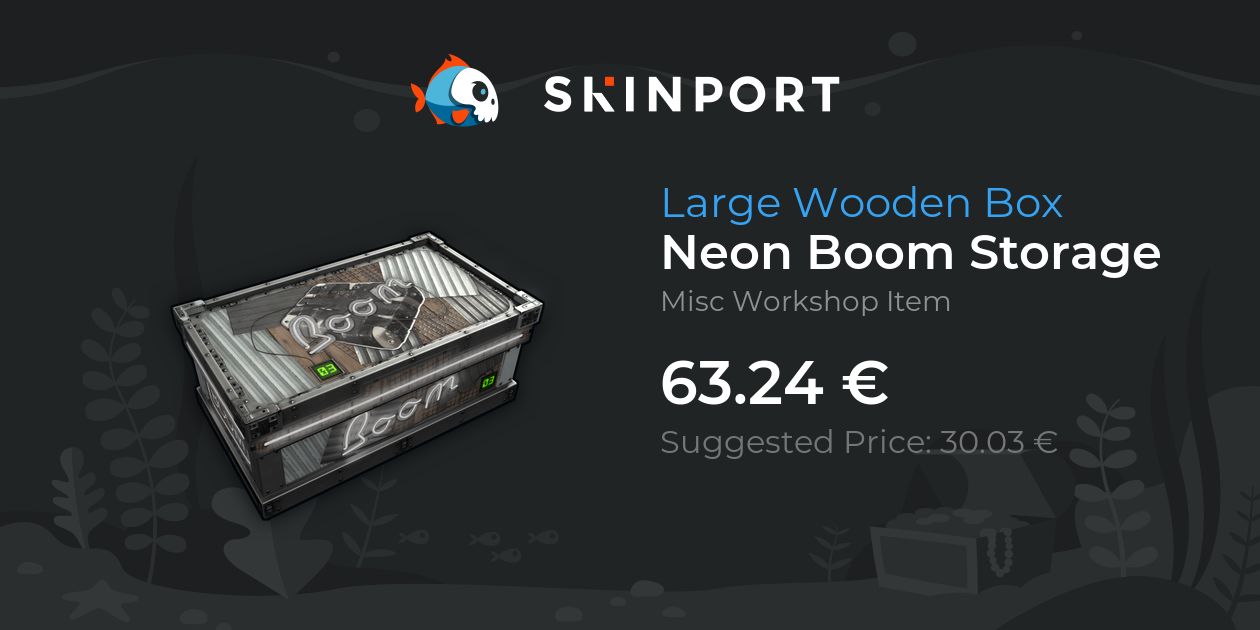 Neon Boom Storage - Rust - Skinport