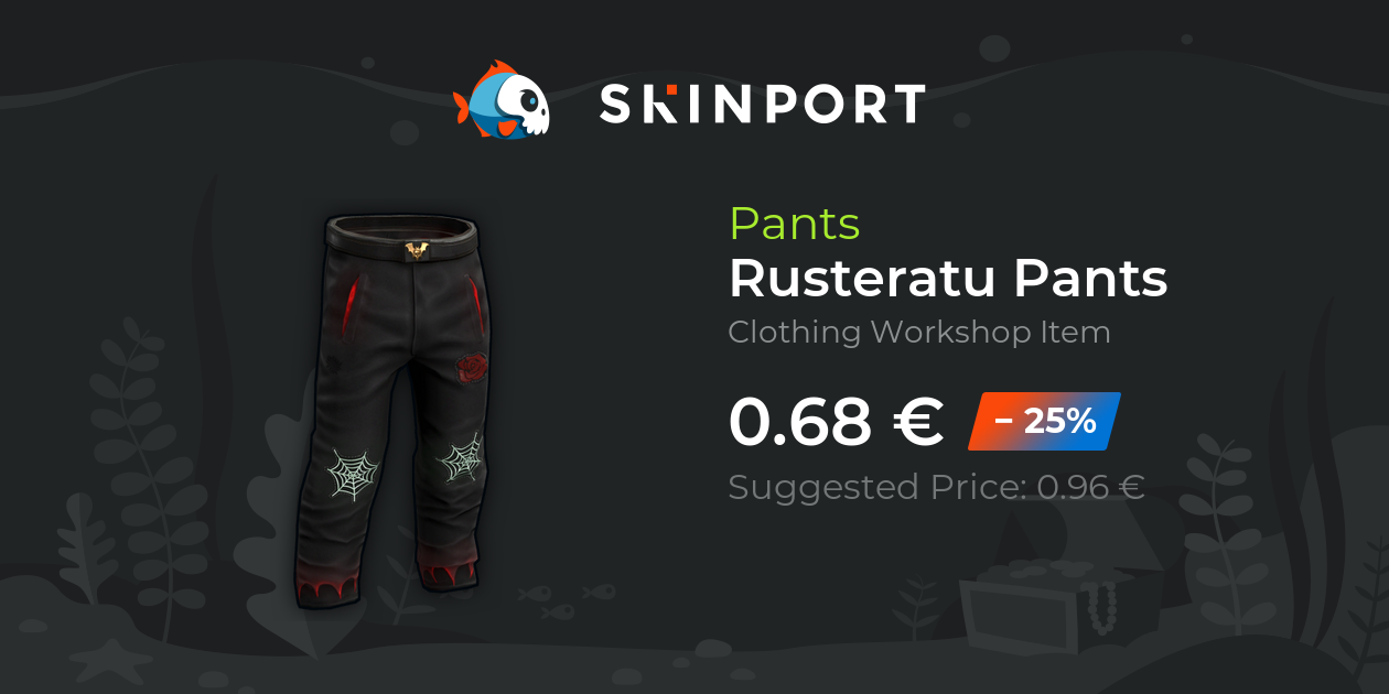 Rusteratu Pants - Rust - Skinport