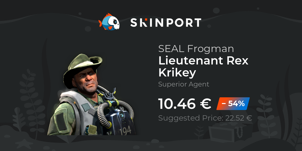 Lieutenant Rex Krikey | SEAL Frogman - Counter-Strike 2 - Skinport