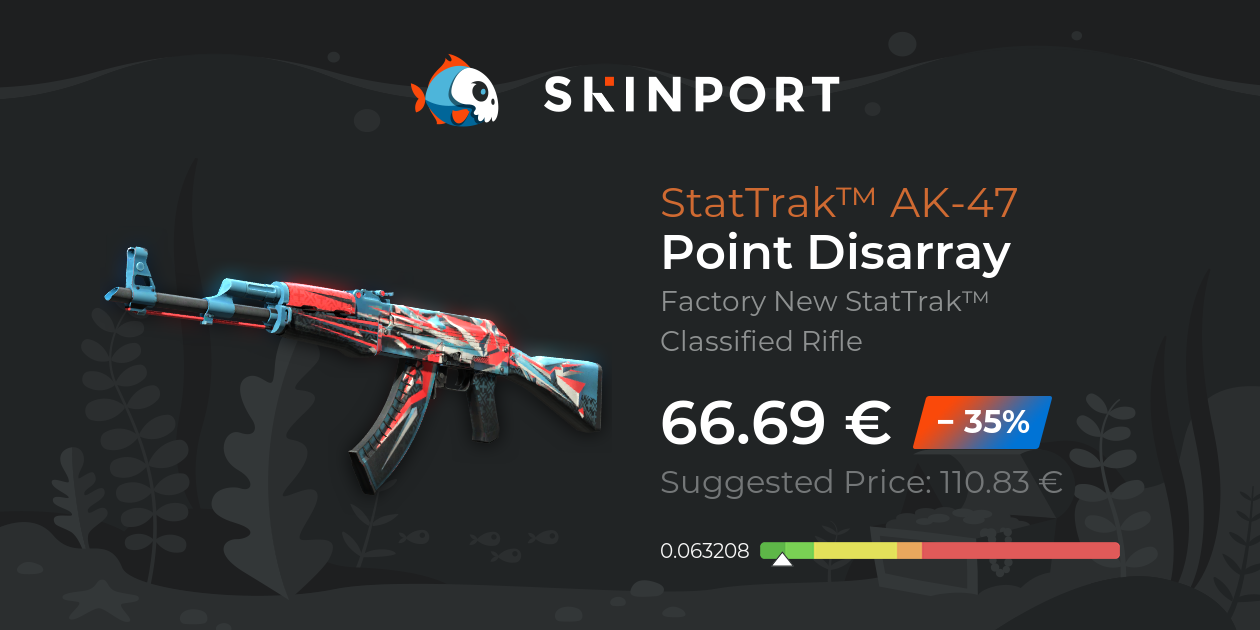 StatTrak™ AK-47 | Point Disarray (Factory New) - Counter-Strike 2 ...