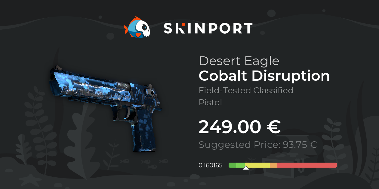 Desert Eagle | Cobalt Disruption (Field-Tested) - CS:GO - Skinport