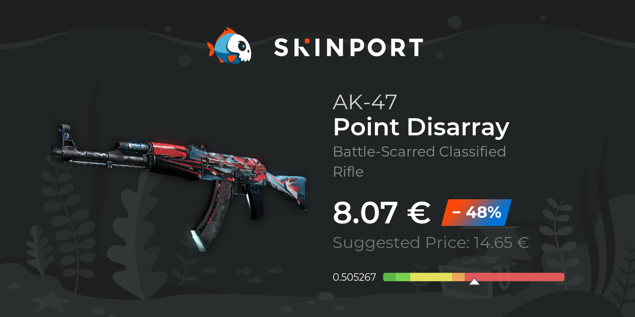 AK-47 | Point Disarray (Battle-Scarred) - Counter-Strike 2 - Skinport