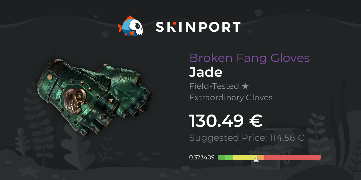 Broken Fang Gloves | Jade (Field-Tested) - Counter-Strike 2 - Skinport