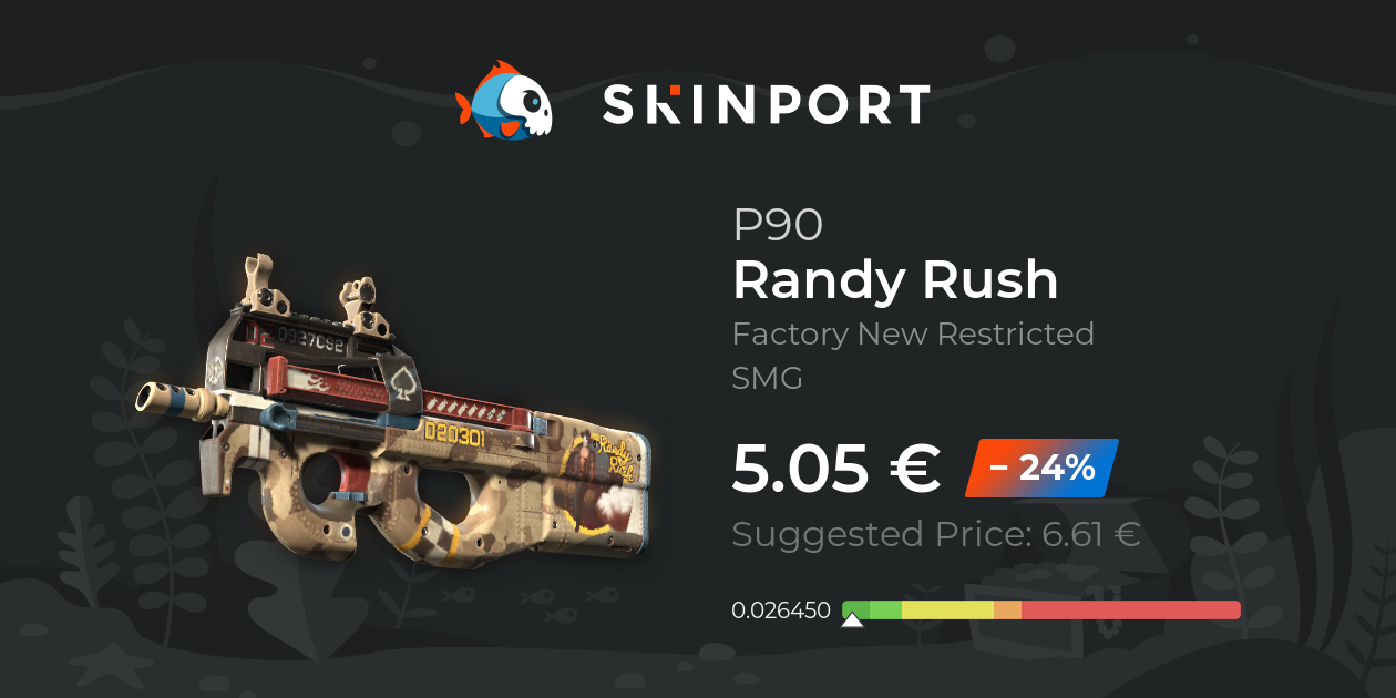 P90 | Randy Rush (Factory New) - Counter-Strike 2 - Skinport